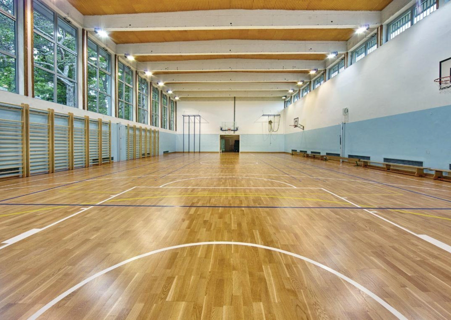 Maple Wood Sports Flooring Manufacturers, BWF Hardwood Floor